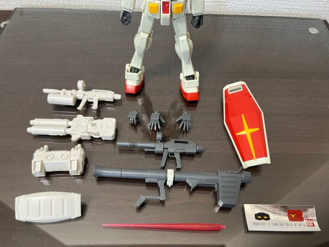 1/144 HGUC ガンダム RX-78-2 対応武器セット付