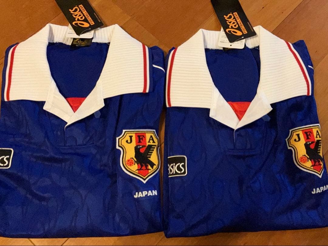 【新品/入手困難】※2枚組 日本代表ユニフォーム 98年 W杯 デッドストック