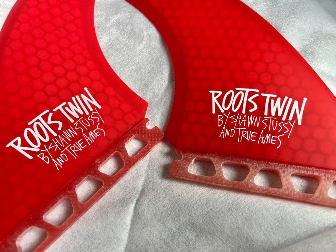 TRUE AMES STUSSY ROOTS TWIN TINTRED Sフィン