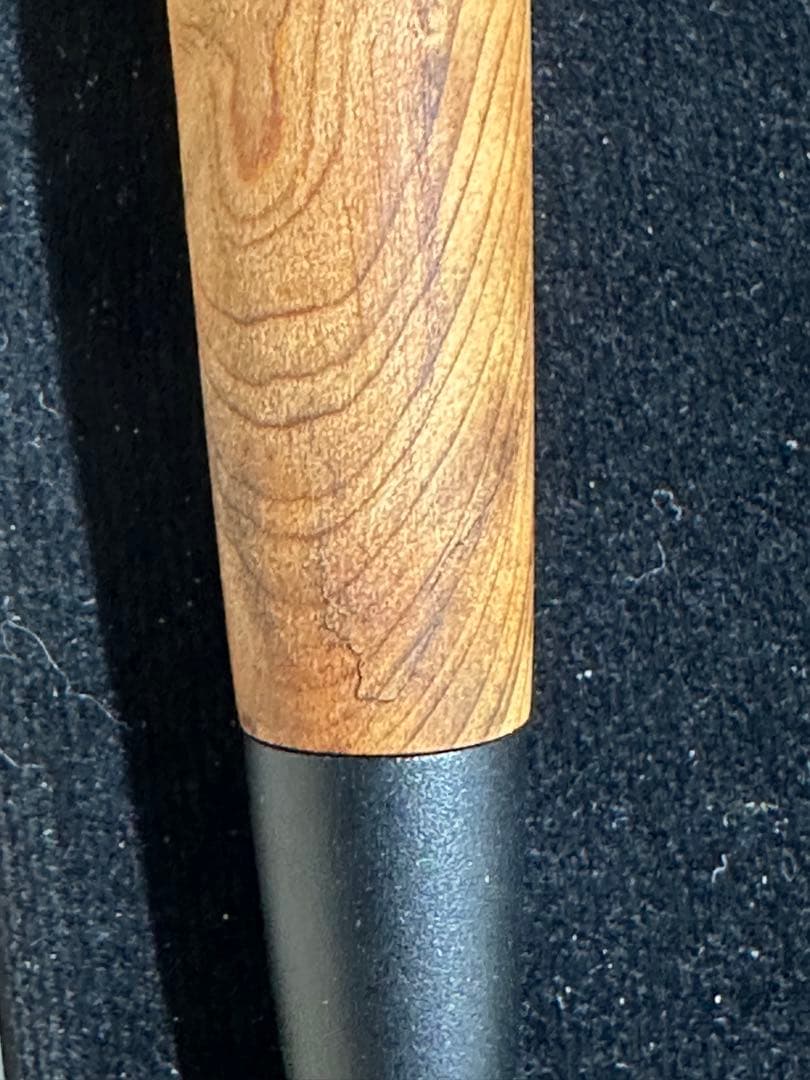 【最終値下げ】屋久杉工房京　屋久杉【光明瘤】無垢タイプ　シャープペンシル