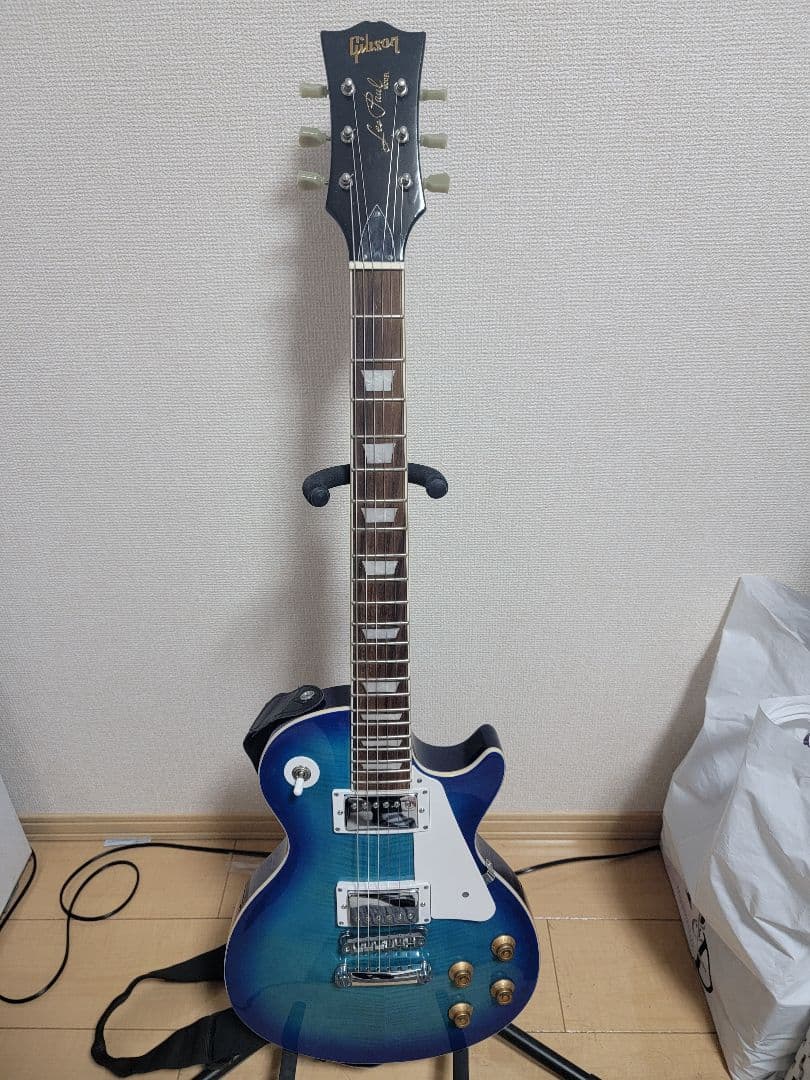 メーカー不明 Gibsonロゴ Les Paul ブルーサンバースト