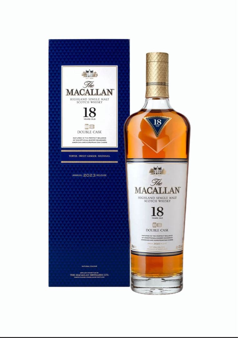 ウイスキー The Macallan 18 Double Cask 700ml