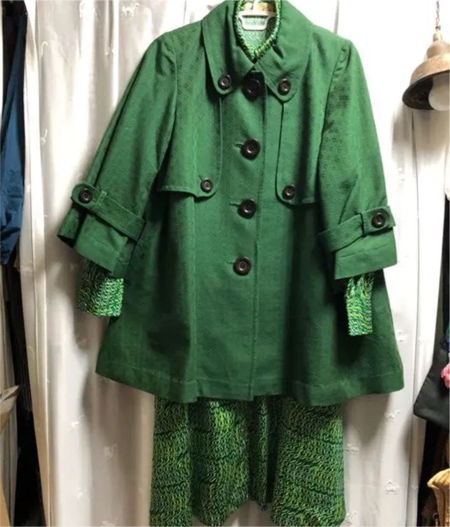 めちゃ可愛昭和レトロワンピ&ジャケットM