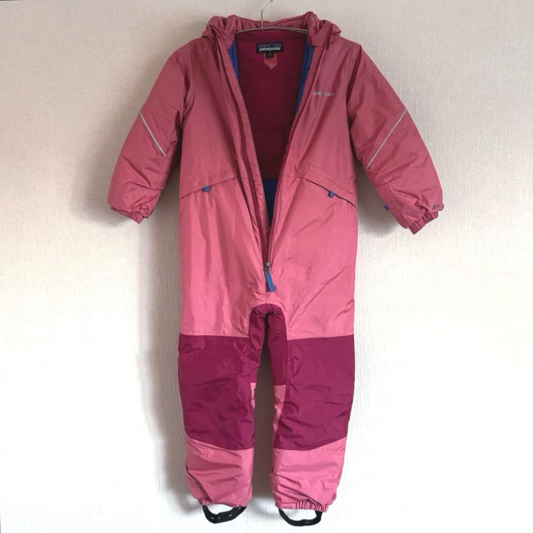 【美品】patagonia　子ども用スキーウェア　ピンク　5Tサイズ