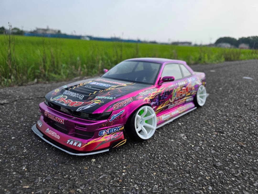 アディクション　オリジン　S１３シルビア　製作済み新品ラジコンホディ