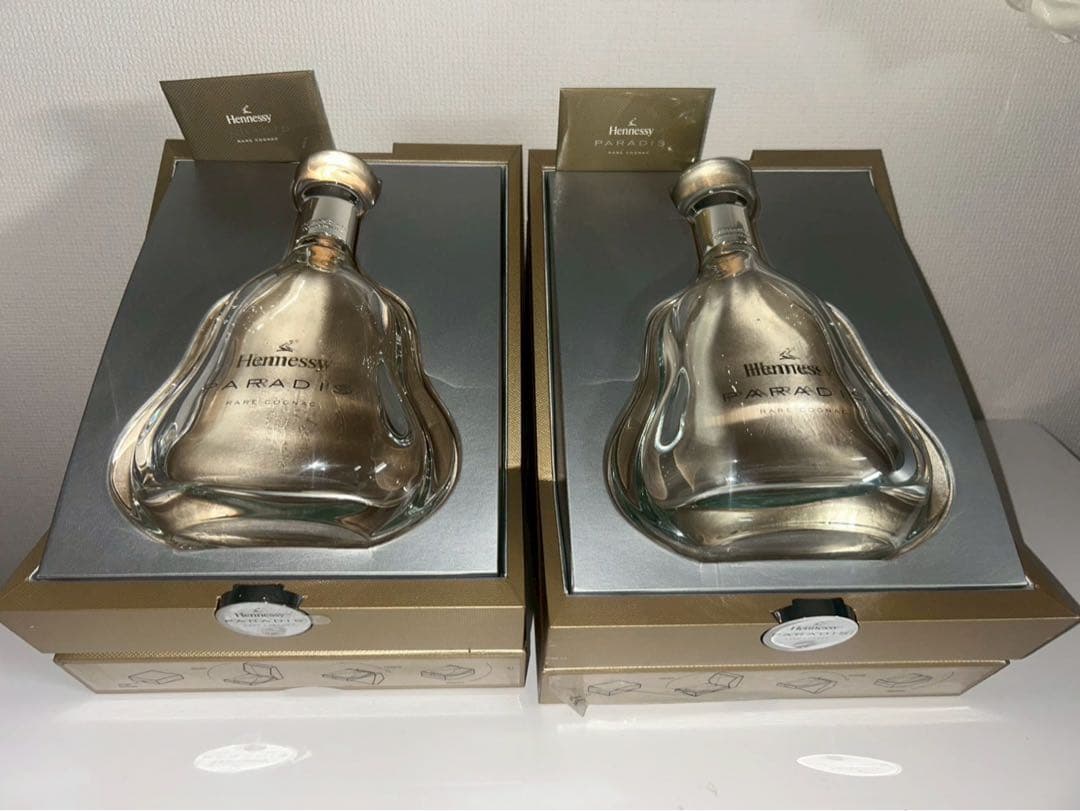 Hennessy Paradis ヘネシーパラディ空き瓶 2本セット