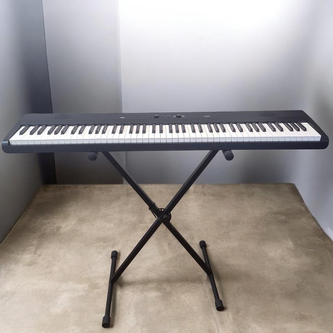 電子ピアノKORG Liano L1 88鍵 黒　ペダル スタンド付き