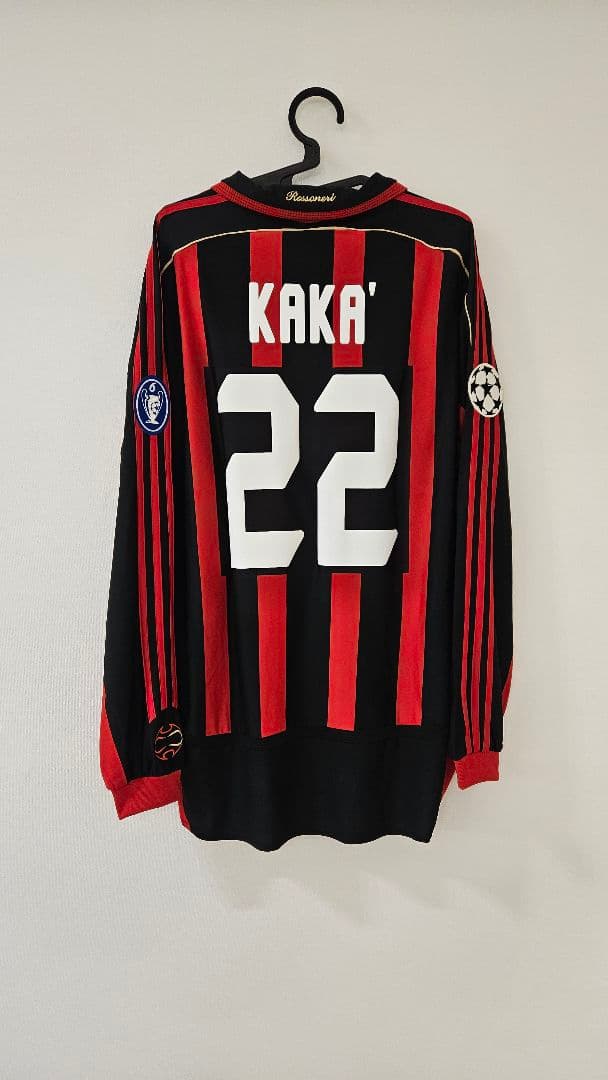 2006-07 ACミランホーム長袖 UCL選手支給品