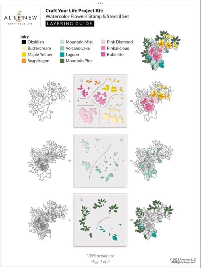 まとめセット未使用 Altenew バンドル4点セット・インク 4点セット
