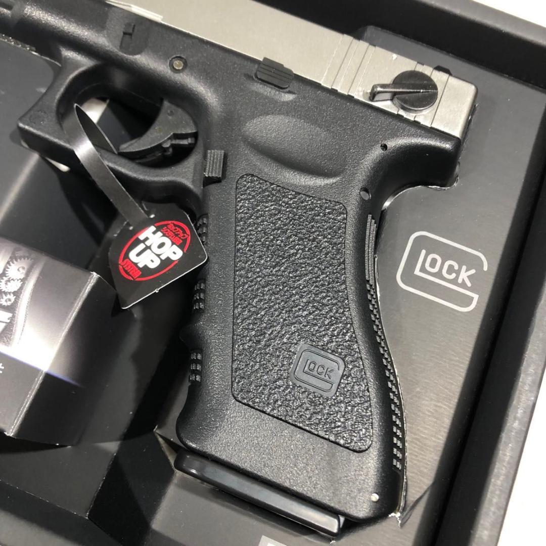 極美品 東京マルイ GLOCK 18C グロック エアガン シルバースライド