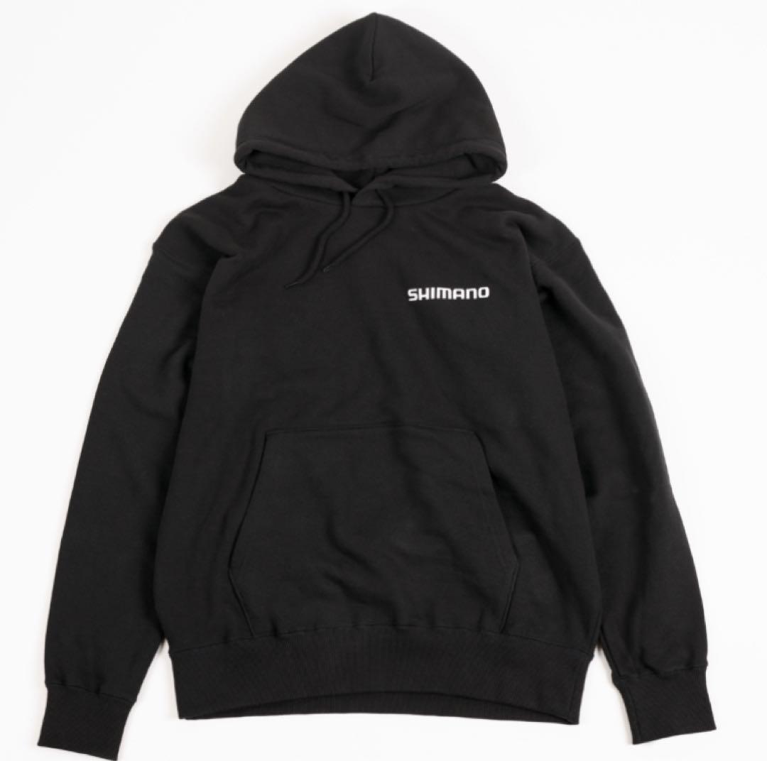 SHIMANO Big Logo Pullover Hoodie – Black