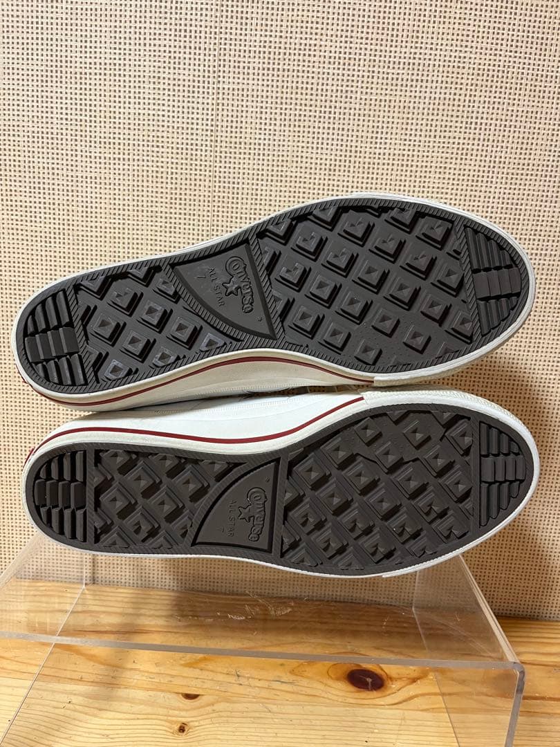a432/コンバース ワンスター GF レザーWHITE/RED/25.5㎝