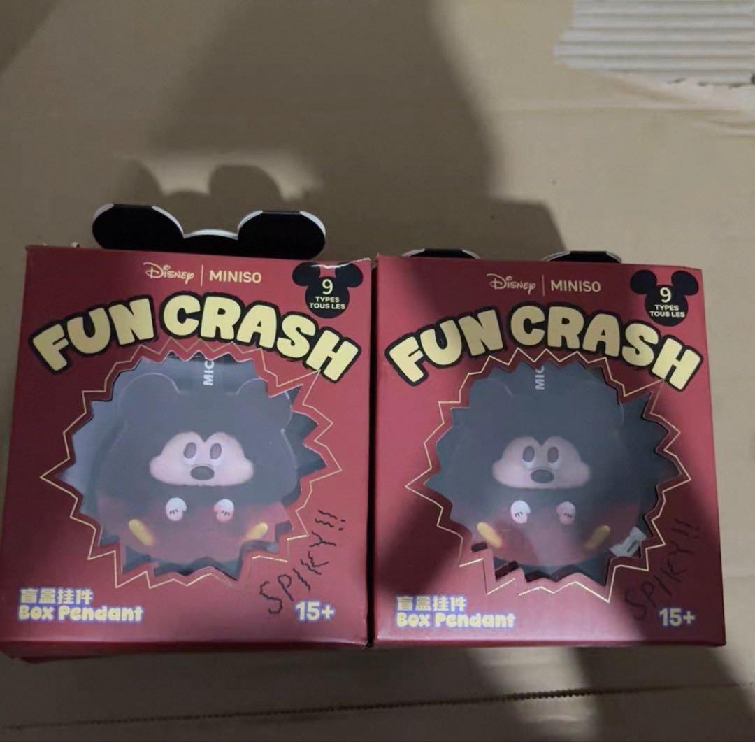 ディズニーMINISO FUN CRASH Crazy Mickey 2個セット