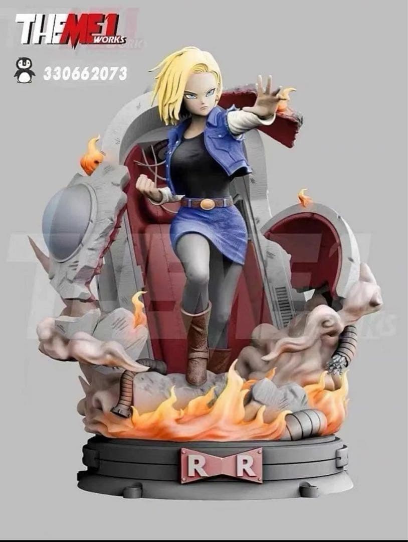 ドラゴンボール　18号人造人　フィギュア 1/6スケール 塗装済み完成品