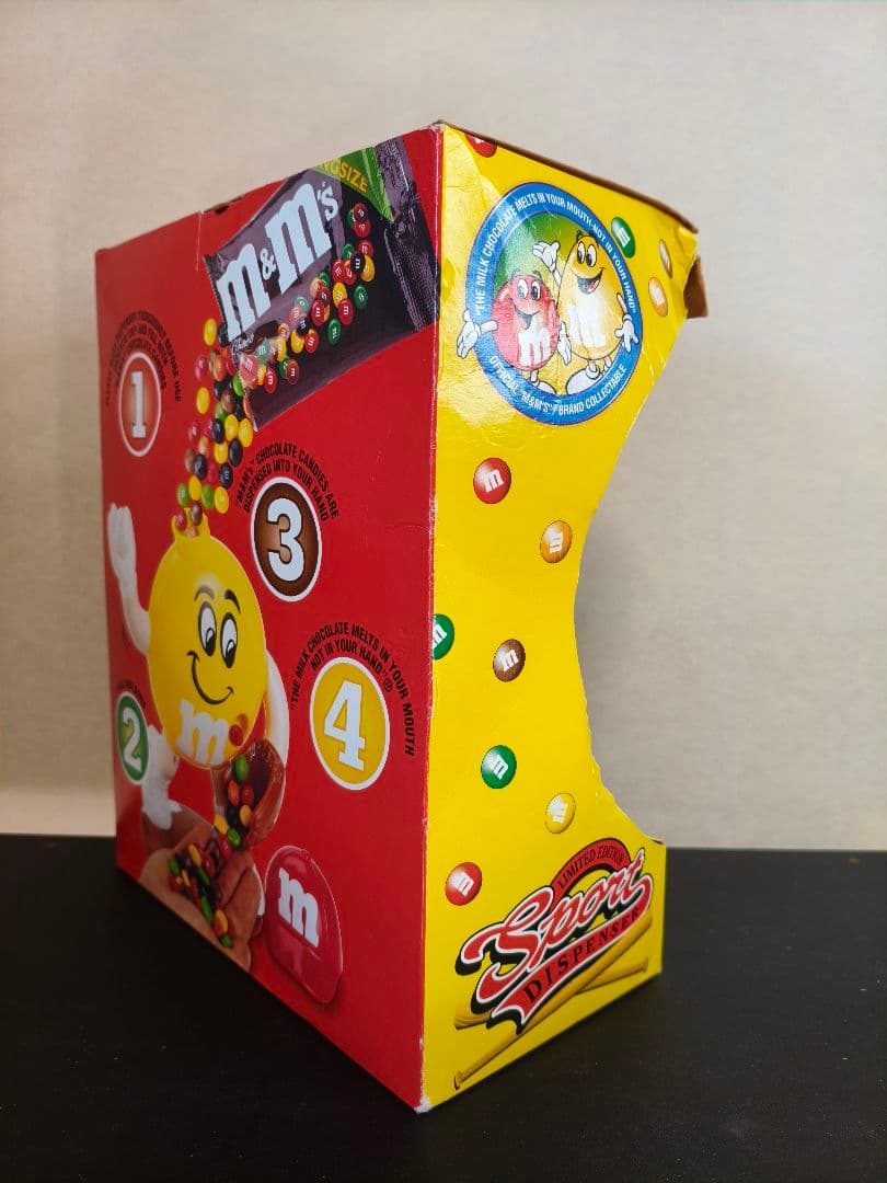 m&m's ディスペンサー ヴィンテージ エムアンドエムズ イエロー