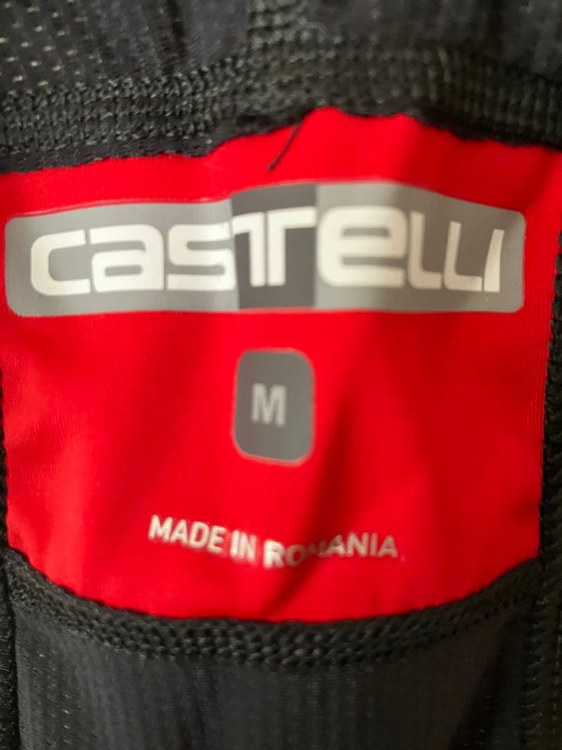 新品　CASTELLI ビブショーツ Mサイズ ブラック