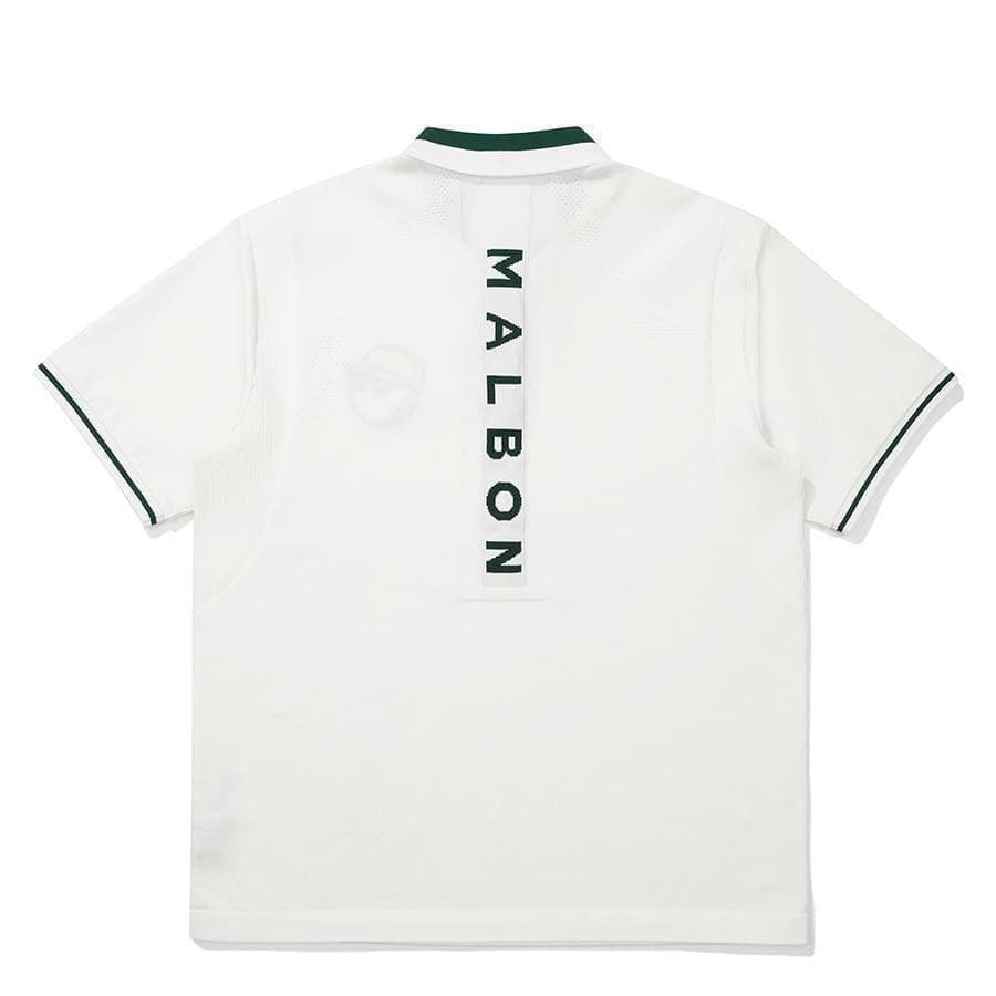 マルボンゴルフ ポロシャツ malbon golf メンズ シャツ 白色XXL
