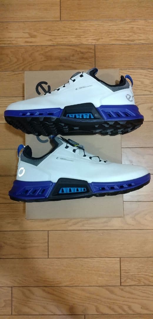 新品 未使用 ecco GOLF バイオム C4 ゴアテックスゴルフシューズ