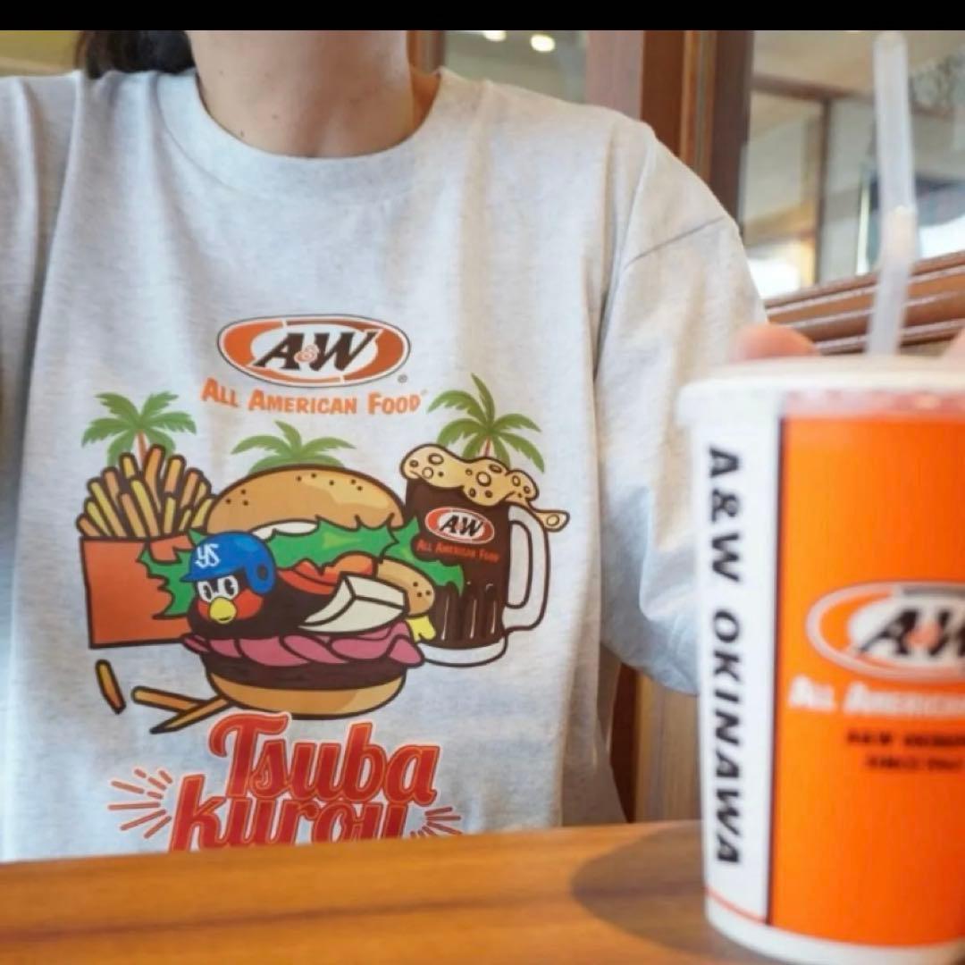 キャンプグッズ　A&WコラボTシャツ＆アクリルキーホルダー