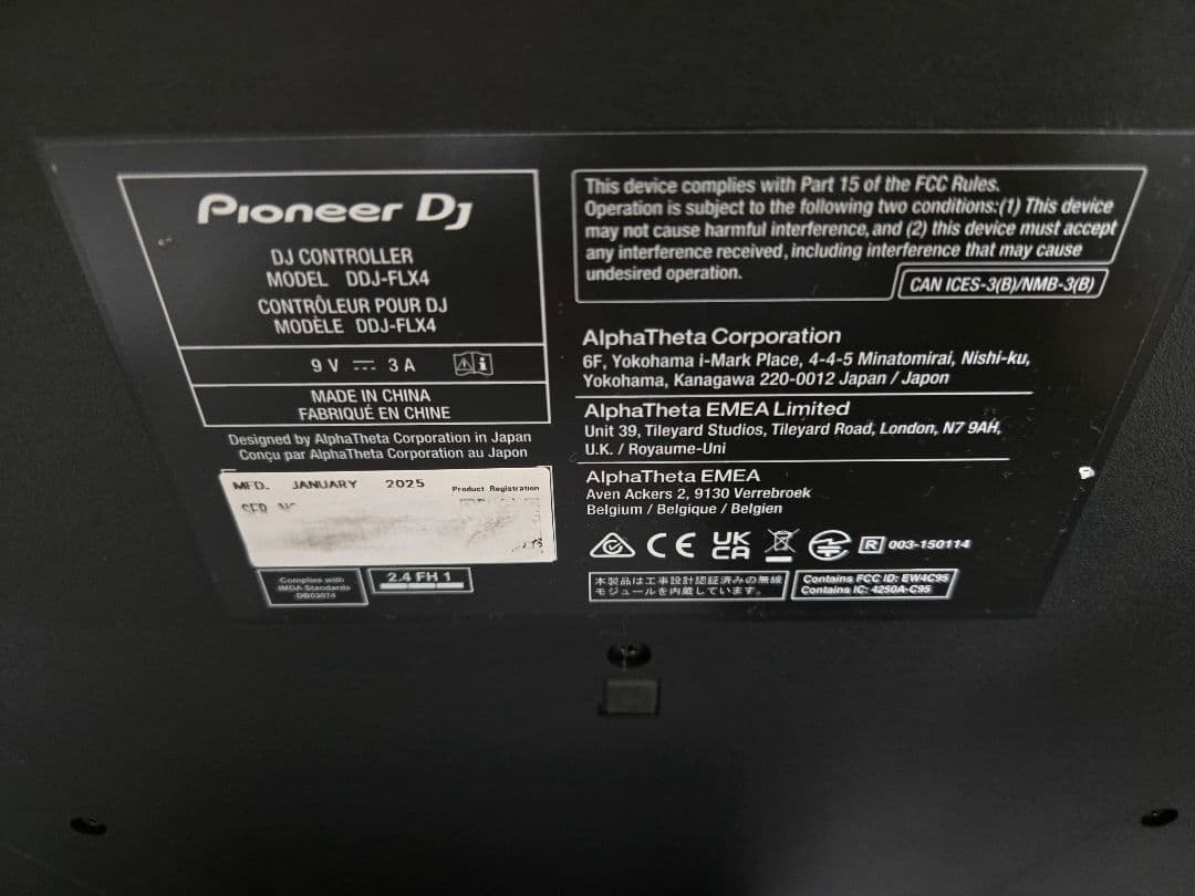 Pioneer DJ DDJ-FLX4 コントローラー 美品