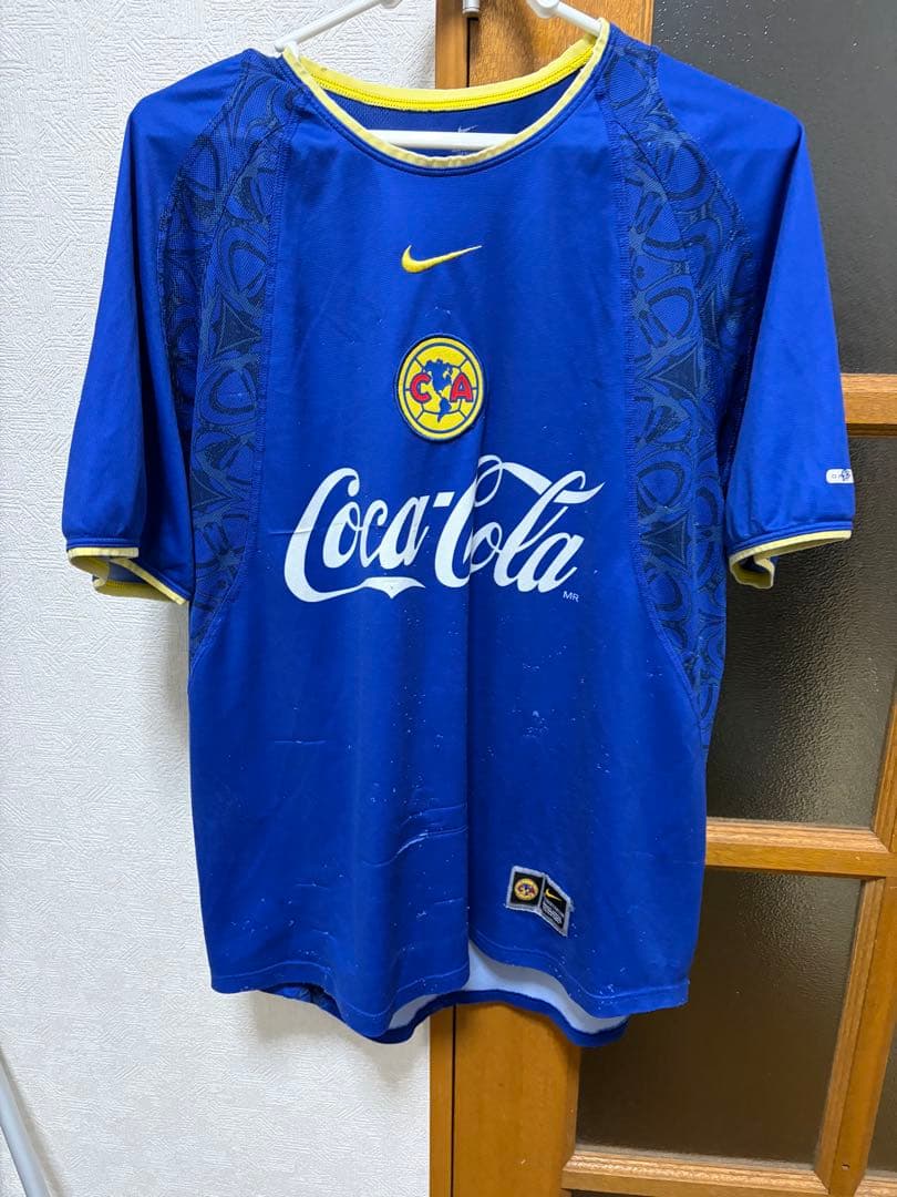 Nike Club América シャツ 青　2002-2003 T
