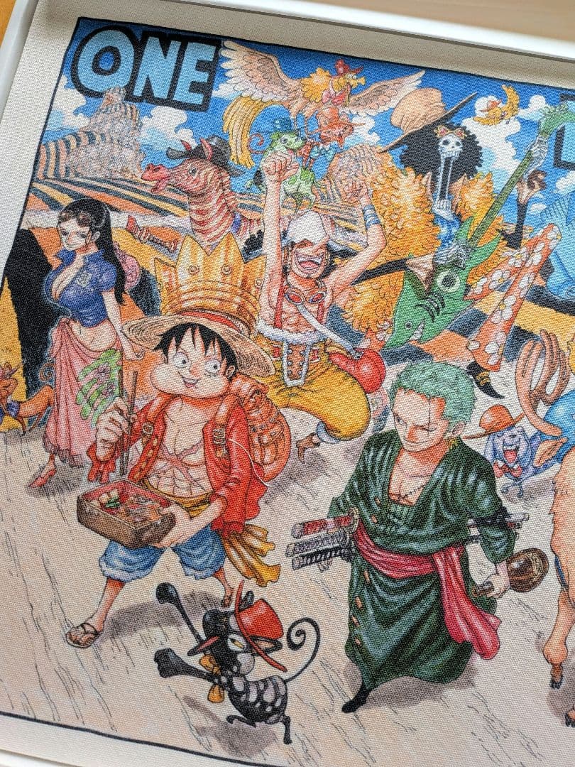 ONE PIECE 尾田栄一郎 原画 ファブリックパネル 2012