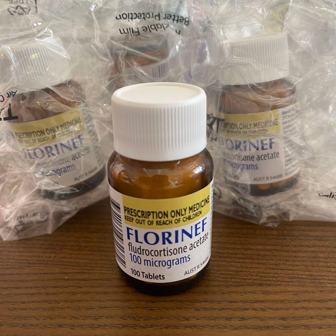 新品 未開封 フロリネフ FLORINEF 0.1mg 3瓶➕70錠