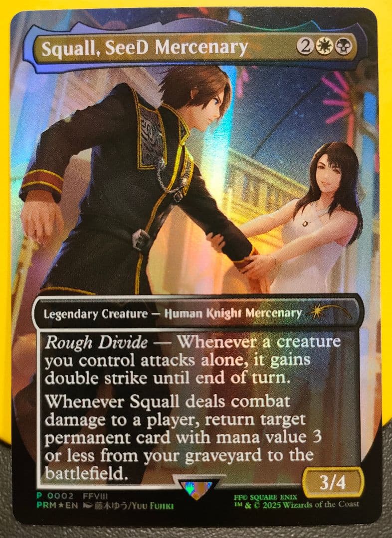【Squall, SeeD Mercenary】 MTG 英語版 プロモ 1枚