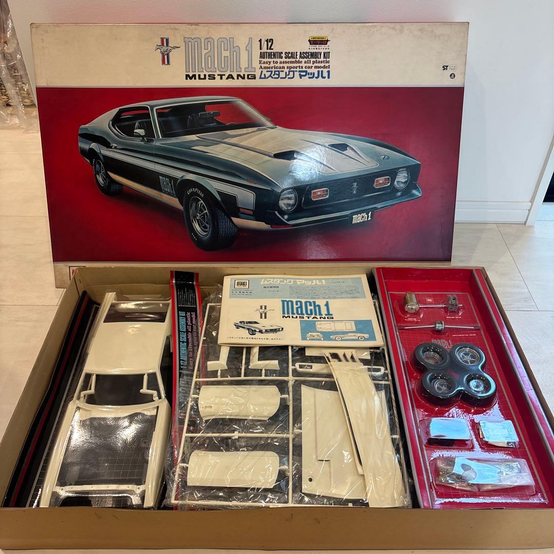 当時物 OTAKI 1/12 MUSTANG mach 1 ビッグスケールモデル