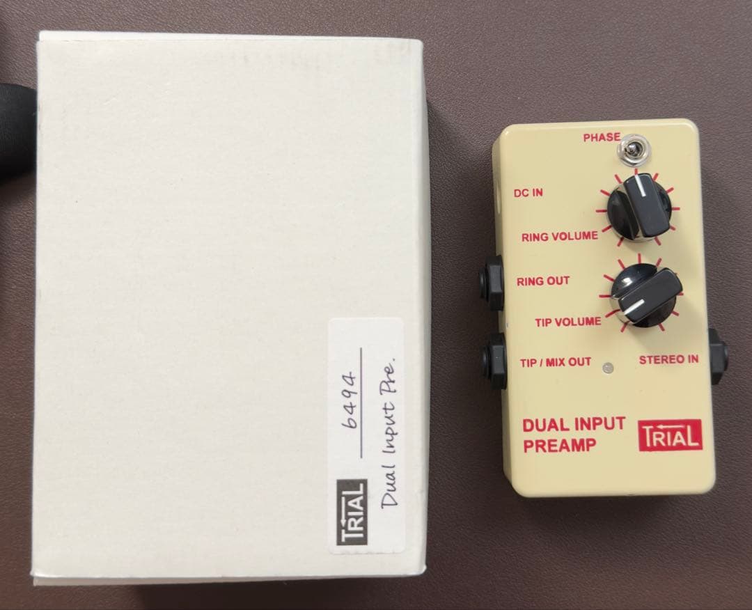 TRIAL DUAL INPUT PREAMP プリアンプ