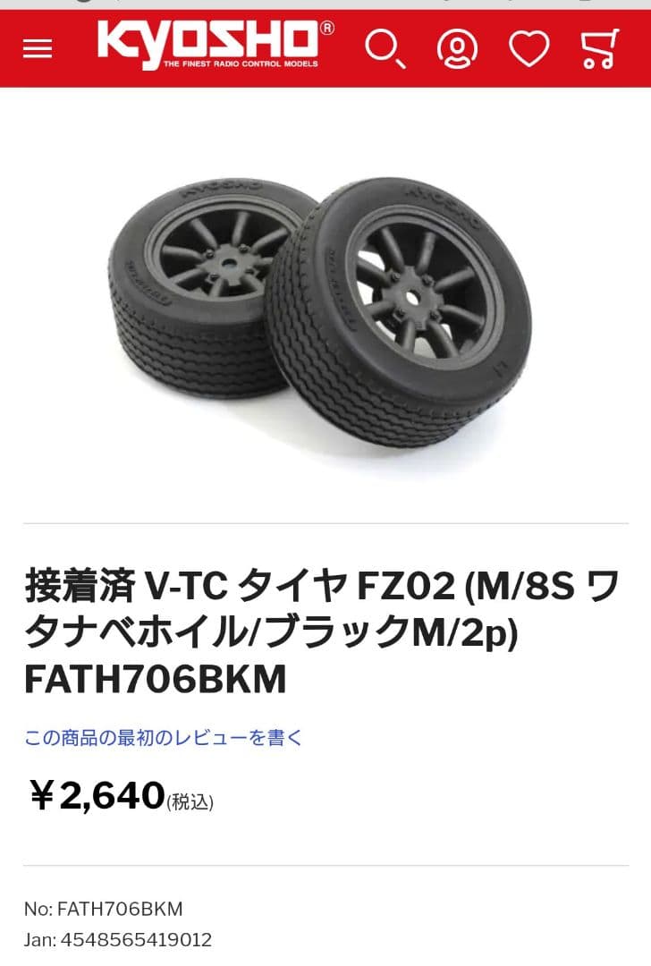 京商 フェーザー用 240Zのボディセットとホイールの未開封品
