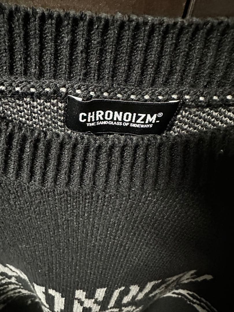 CHRONOIZM クロノイズム COLLEGE KNIT XL