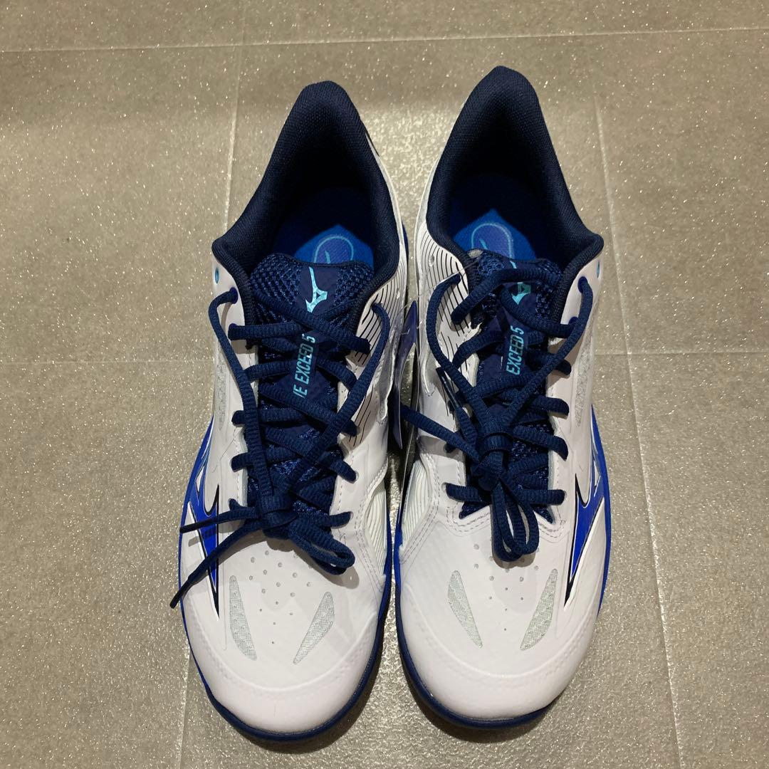 MIZUNO WAVE EXCEED 5 26.0cm ホワイト/ブルー