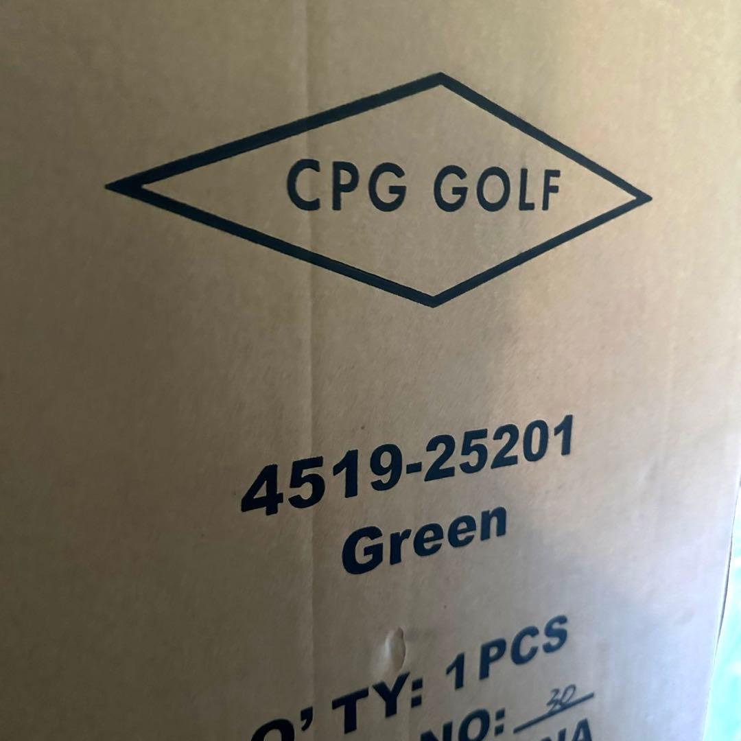 激レア　新品未使用　CPG Golf キャディバッグ グリーン/ホワイト