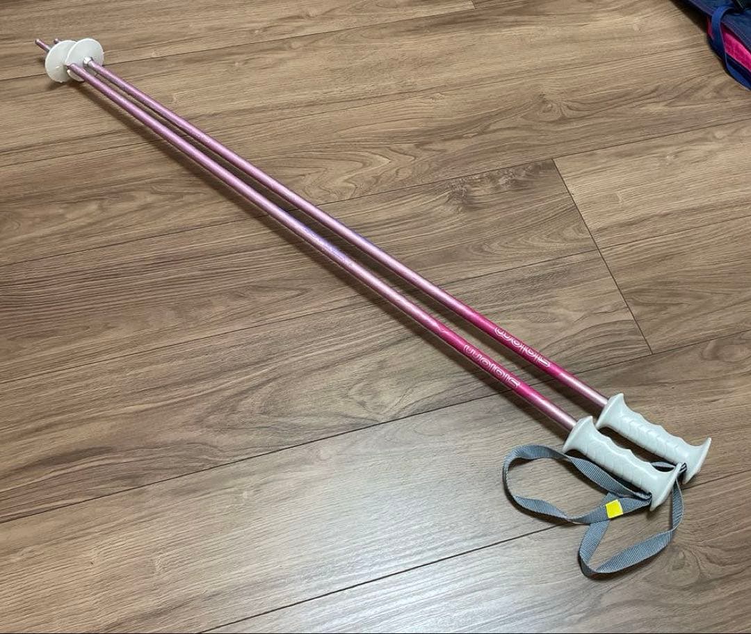 ジュニア スキー 120 ビンディング付き ポール 95cm STREULE