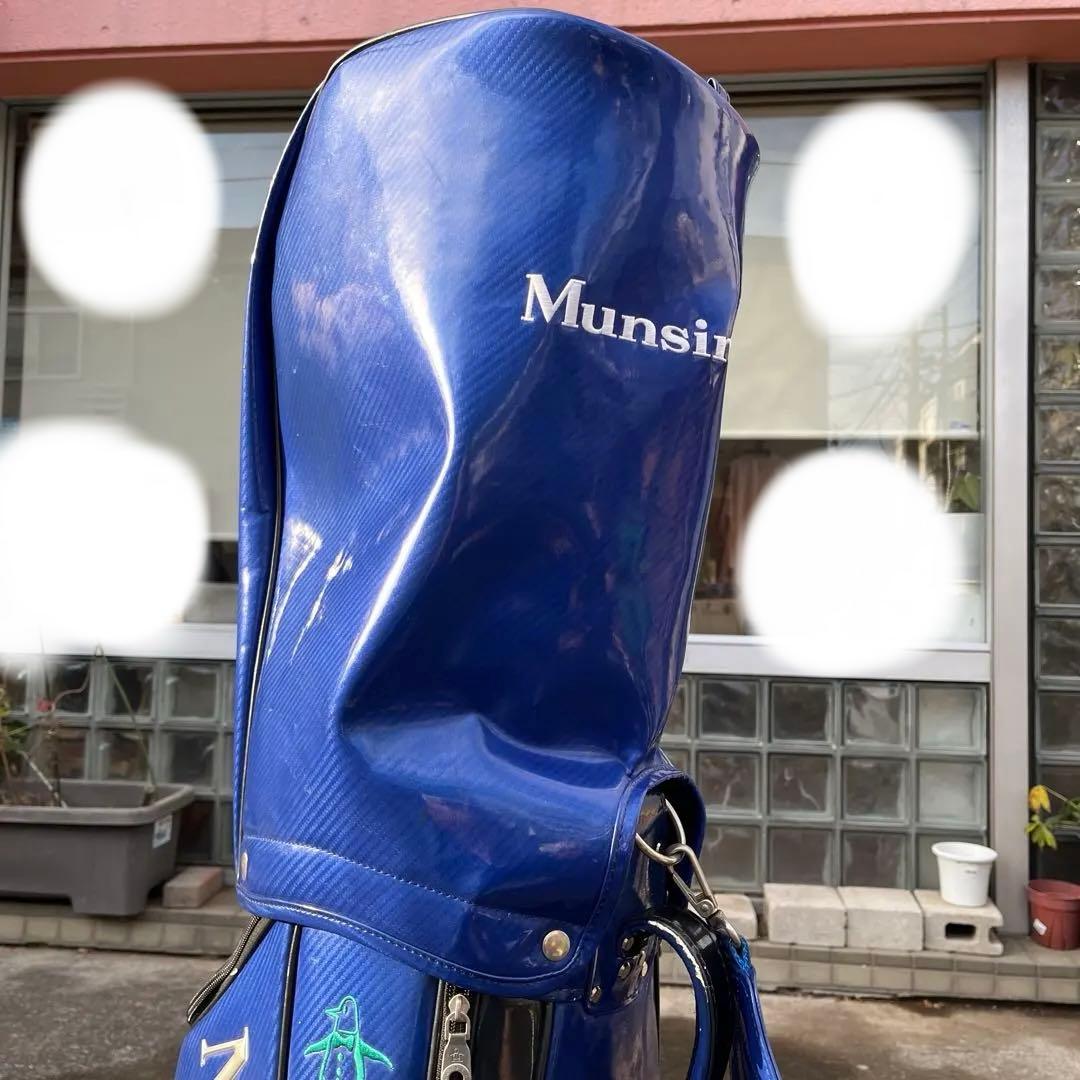 Munshigear 青 キャディバッグ