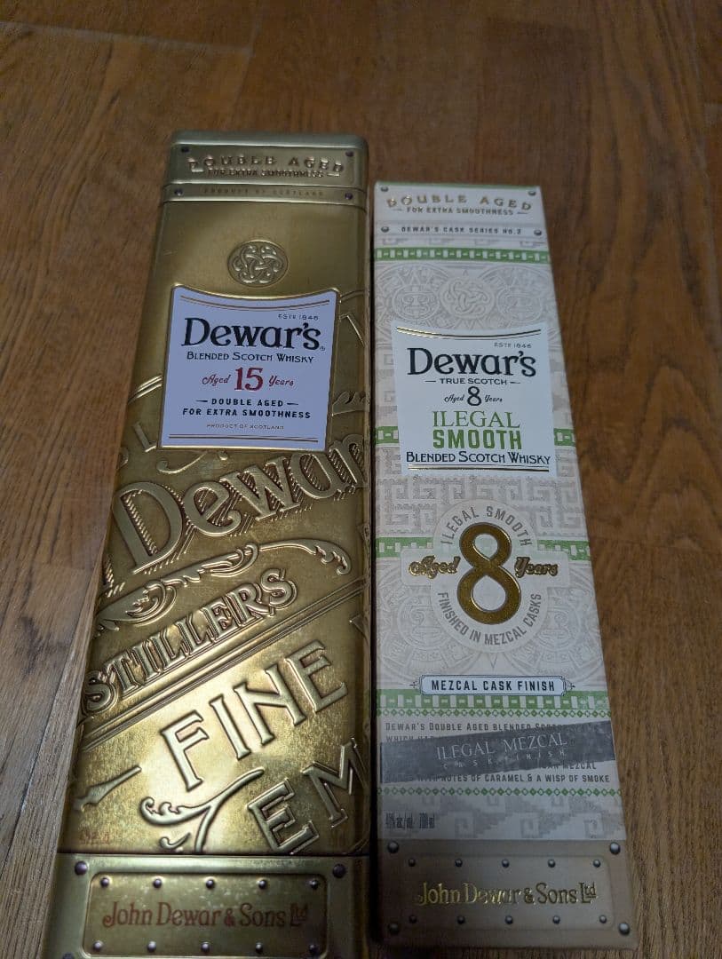 Dewar's 15年 & 8年 Illegal Smooth ウイスキーセット