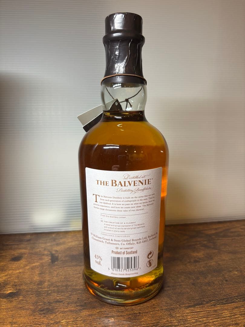 THE BALVENIE シングルモルトスコッチウイスキー　700ml