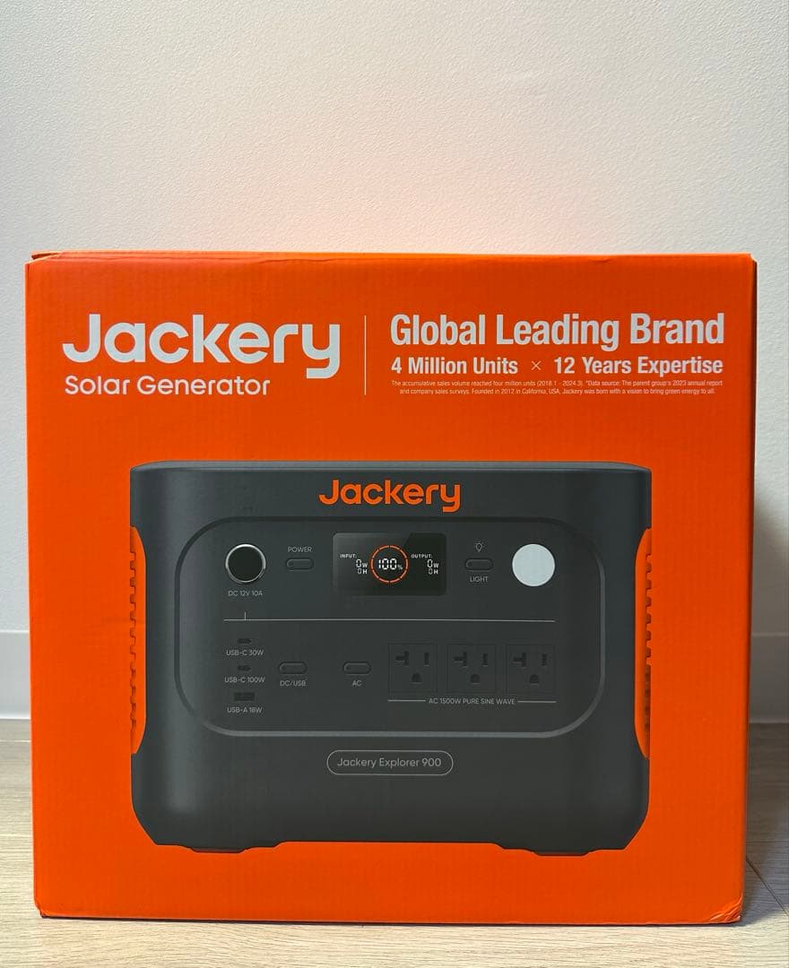 【未開封品】Jackery Explorer 900 ポータブル電源