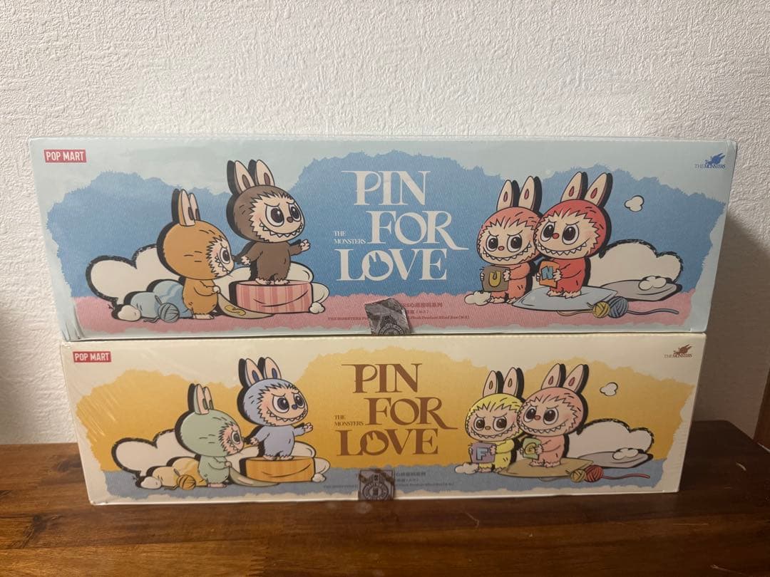 【新品未開封】POP MART PIN FOR LOVE box2種　ラブブ