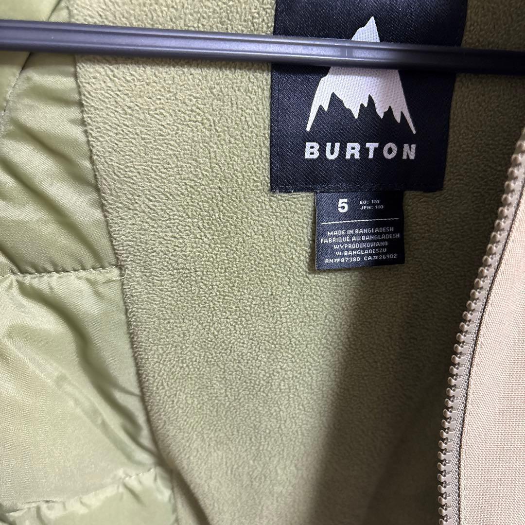 バートンBurtonキッズスノーボード上下セット トドラー5歳5Tビブパンツ