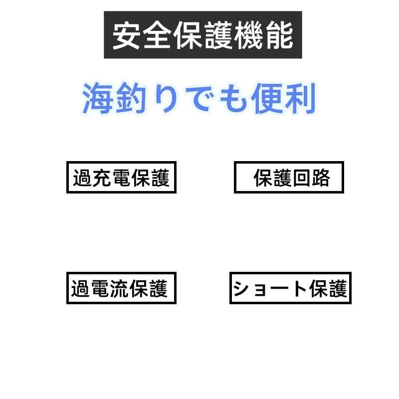 ダイワ シマノ用電動リール専用バッテリー セット 14.8V赤青3500mAh