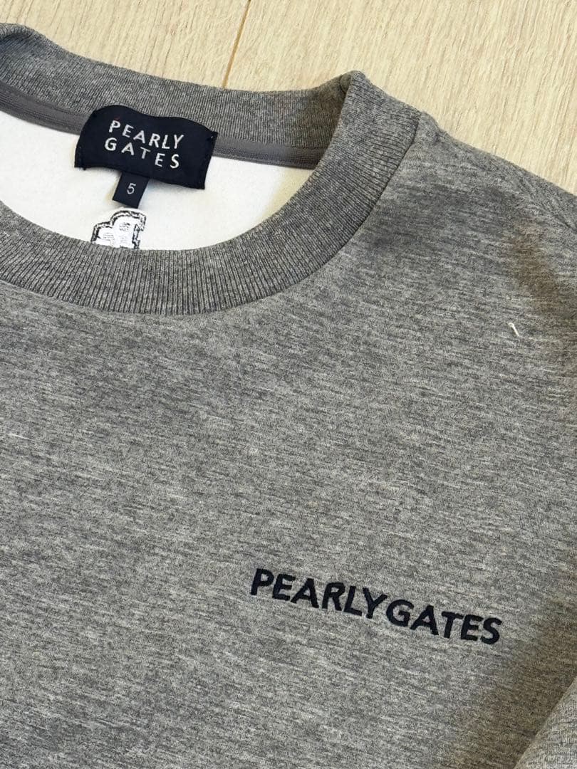 PEARLY GATES ダンボール スウェット サイズ5 美品