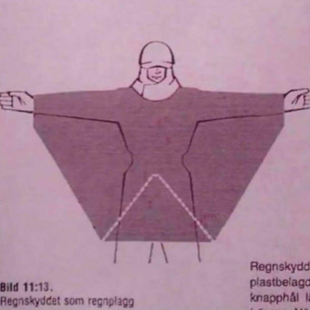 ◆ノルウェー郷土防衛隊 テント(ポンチョ)上物