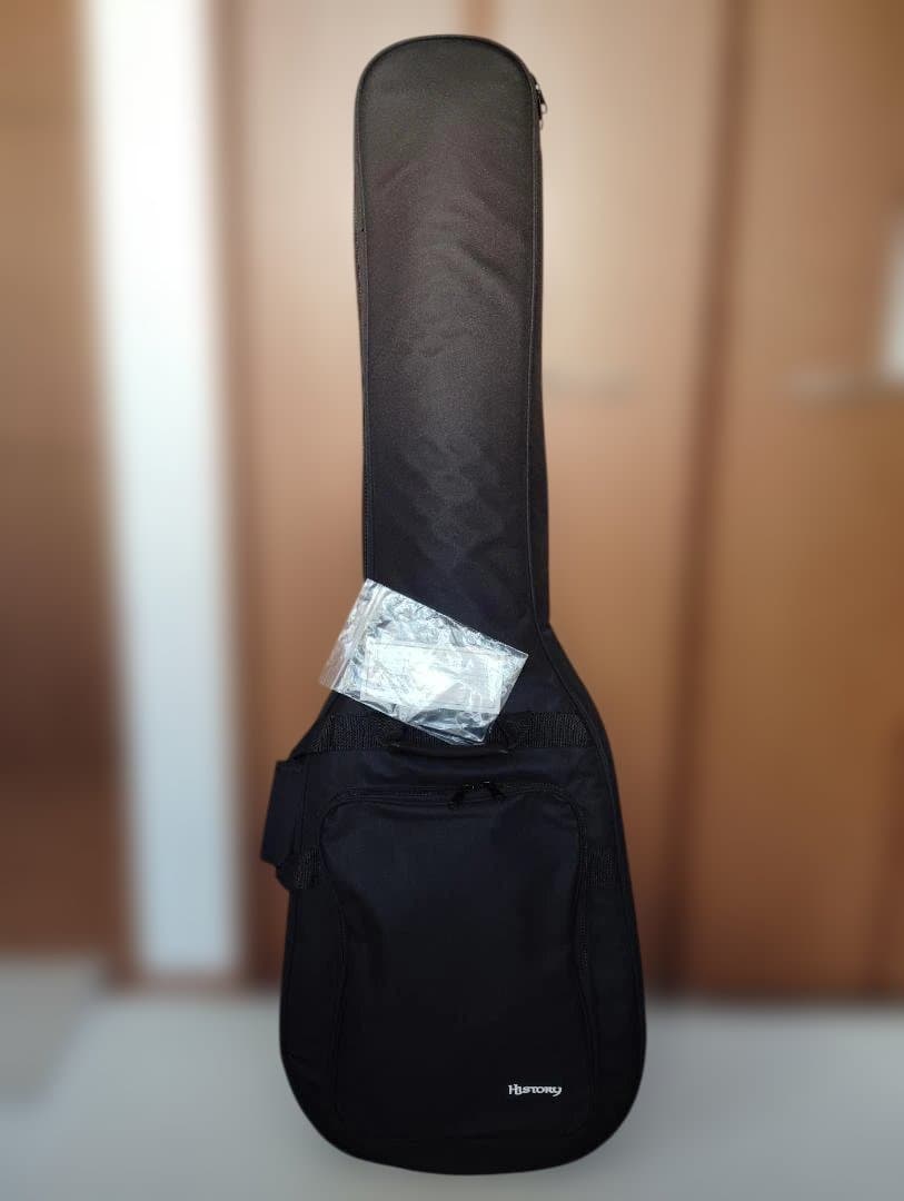 History CV-BJ4 赤　ジャズベース 純正セミハードケース付