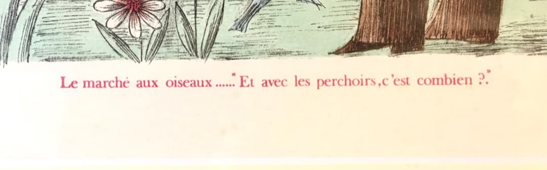 ○[超希少] レイモン・ペイネ 『全部でおいくら』 リトグラフ 版画