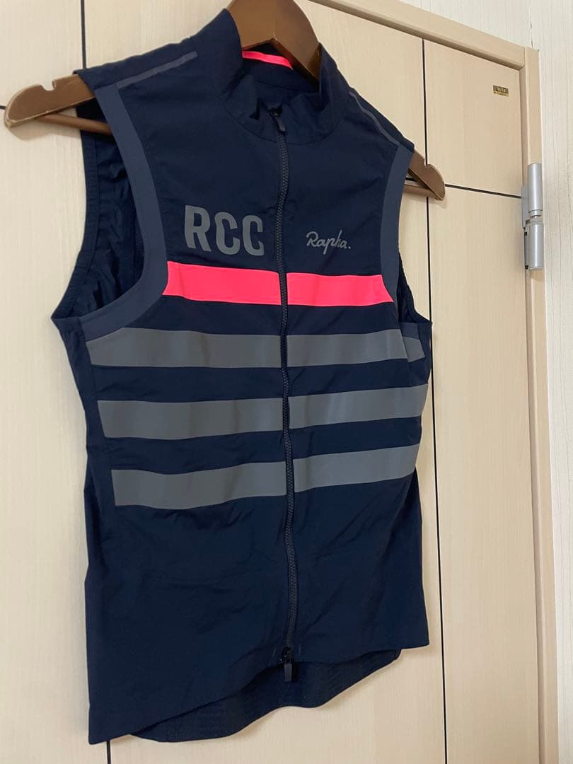 Rapha RCC プロチーム ライトウェイト ジレ Sサイズ ダークネイビー