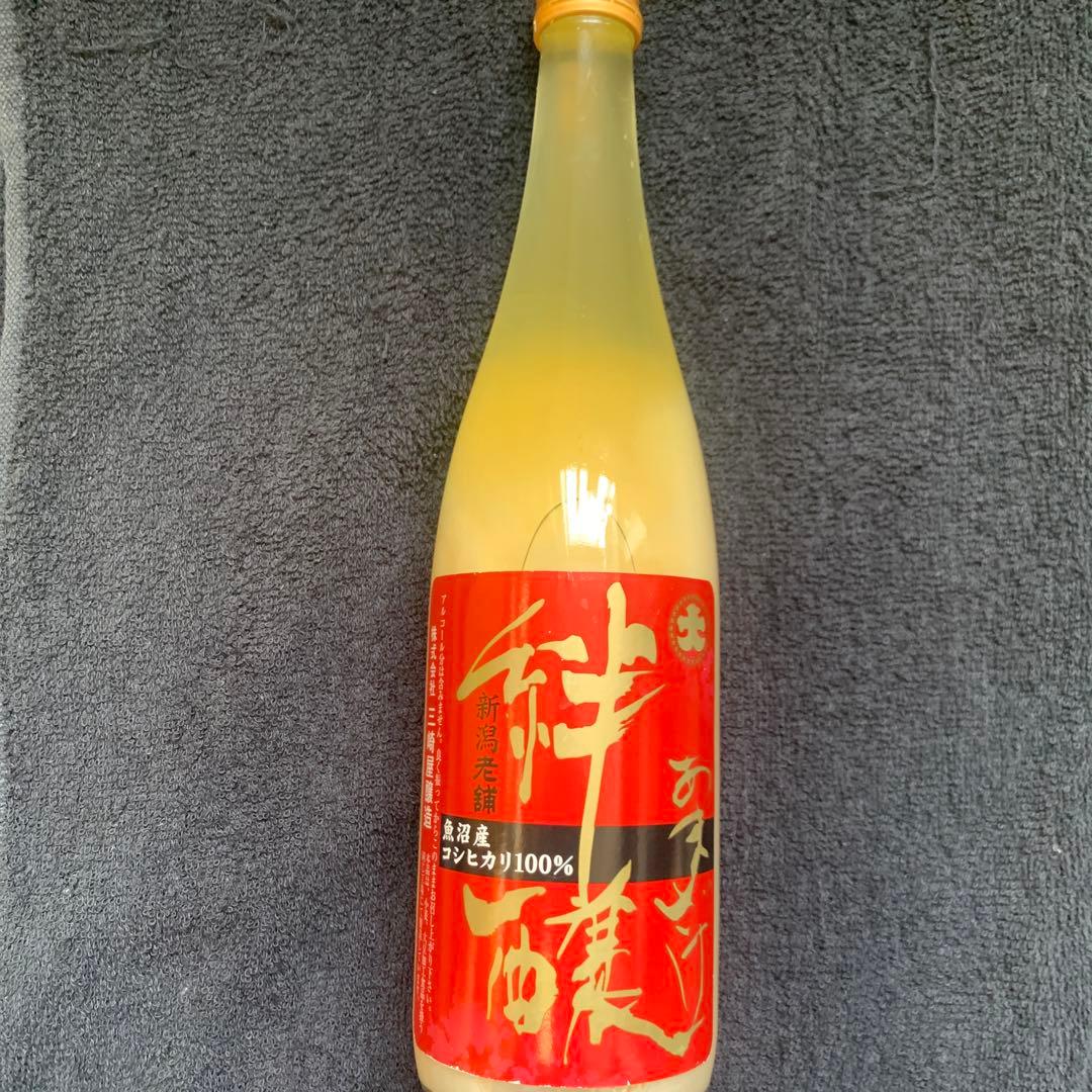 三崎屋醸造　魚沼産コシヒカリ100%ストレート甘酒 あまさけ　絆釀6本720ml