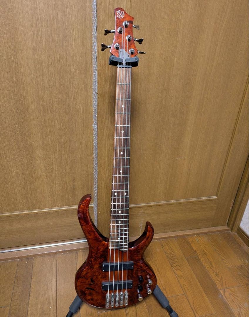 超絶木目個体　Ibanez BTB775PB CN 5弦ベース　スルーネック