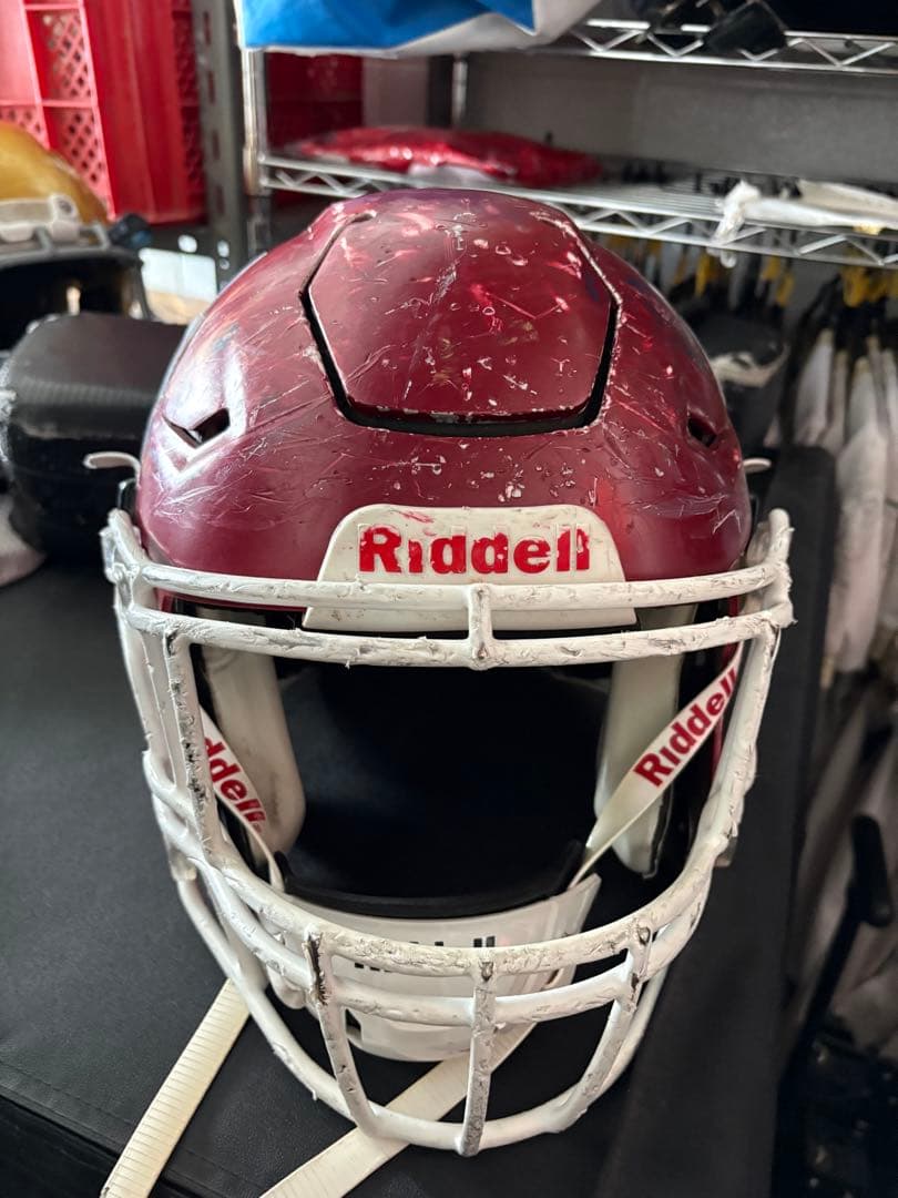 Riddell speed flex アメリカンフットボール ヘルメット 赤